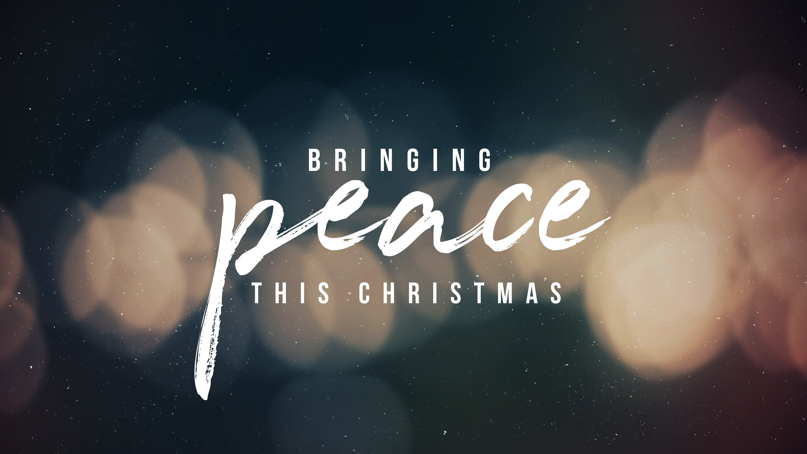 BRINGING PEACE THIS CHRISTMAS